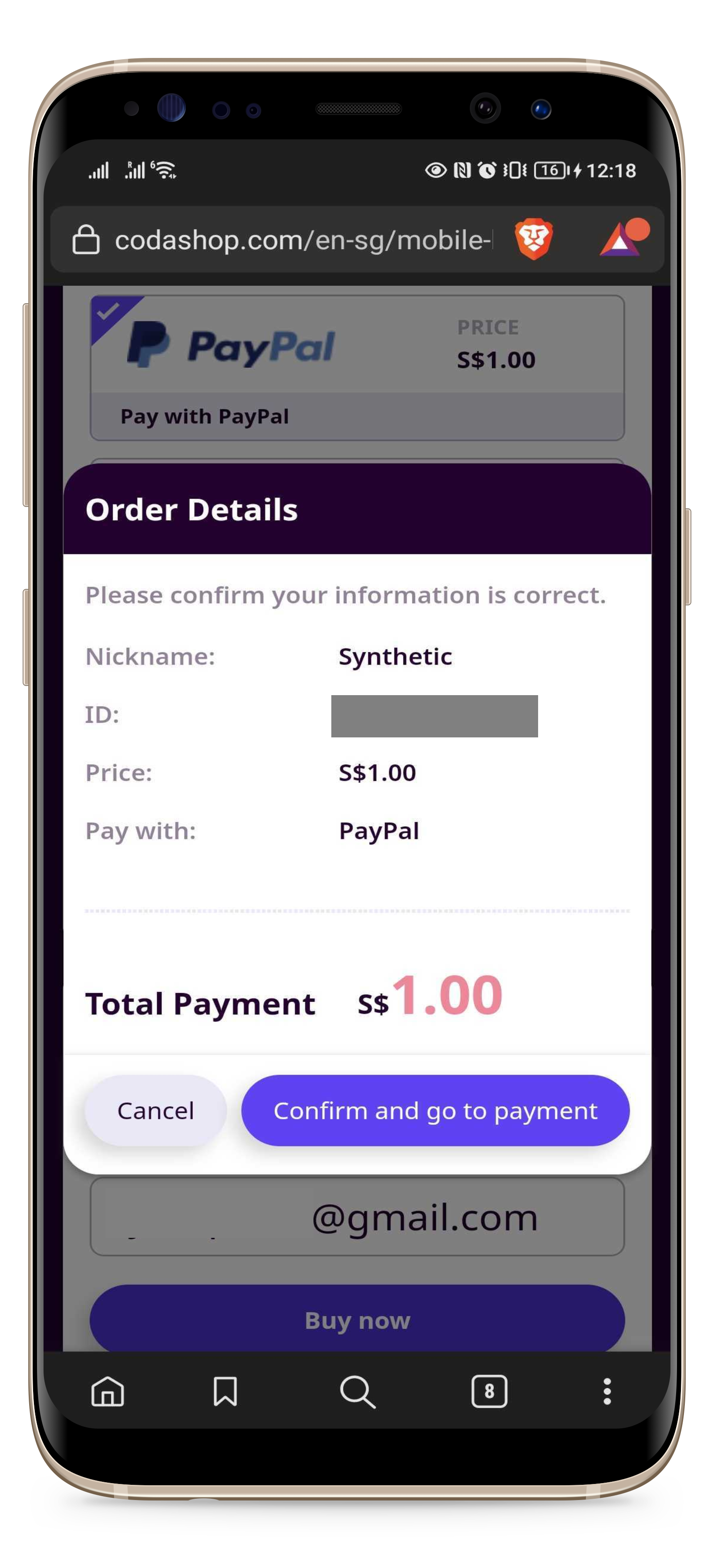 Como pagar usando PayPal – Codashop Brasil