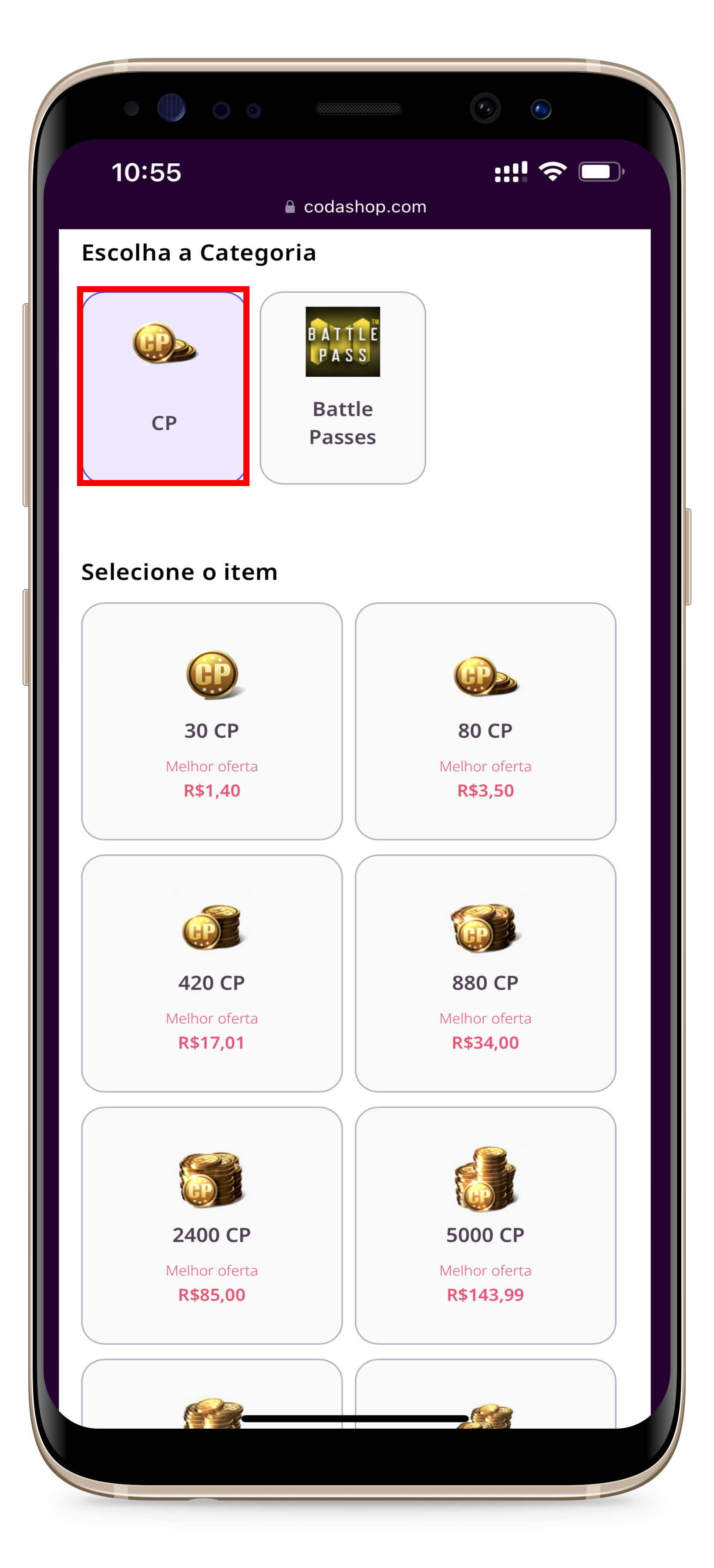 Como recarregar CP de Call of Duty: Mobile na Codashop? – Codashop Brasil