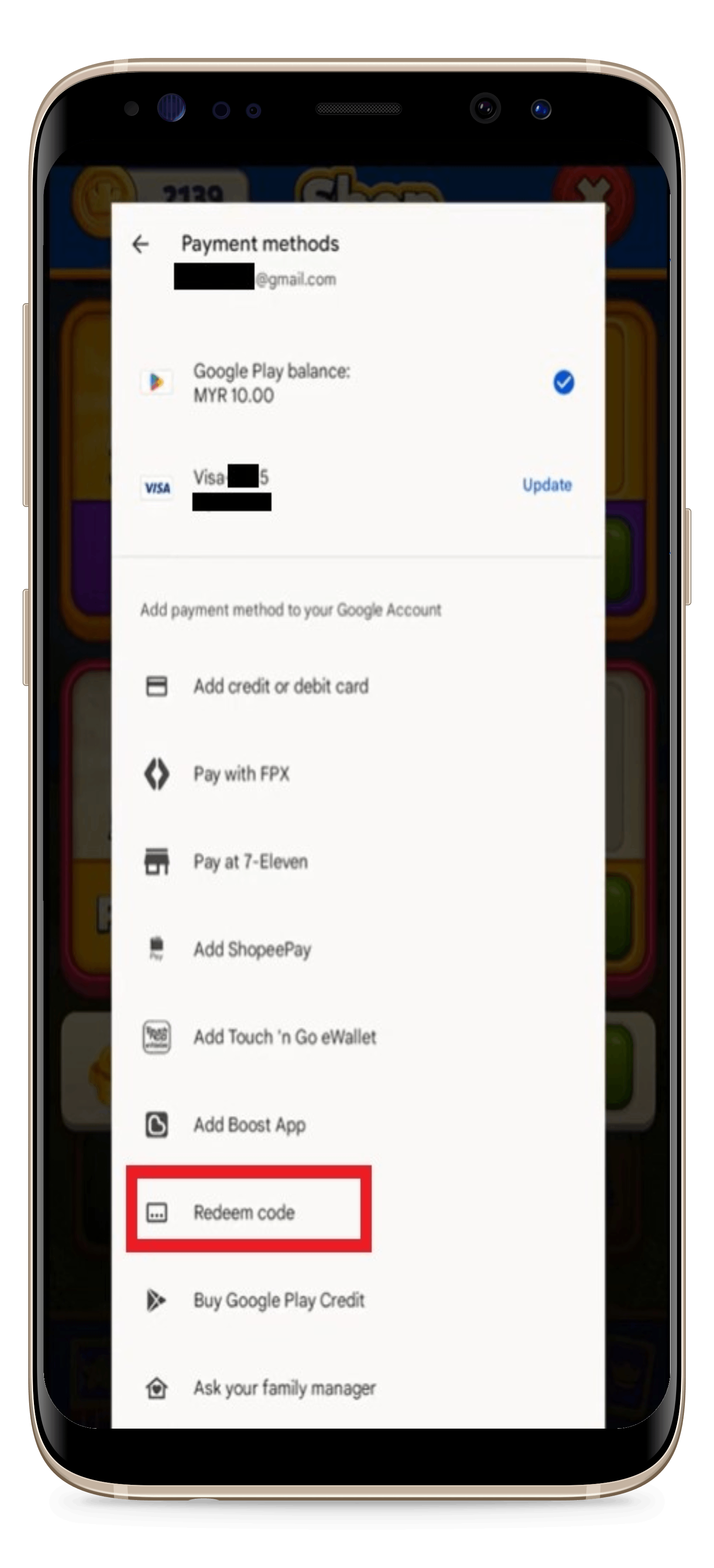 Como posso comprar Moedas para Royal Match usando o Código Google Play ...